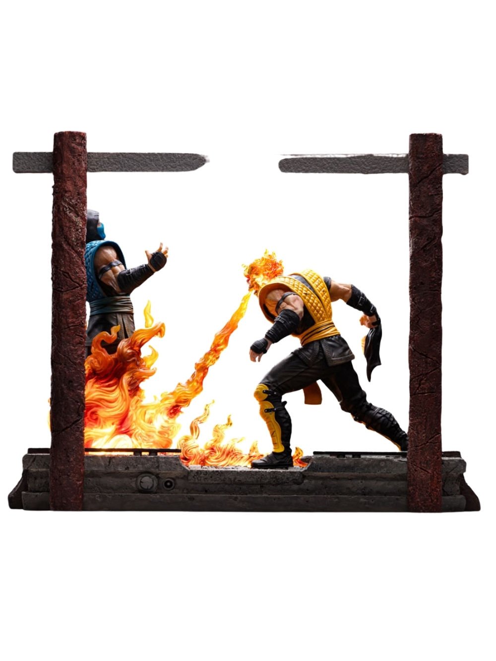 Mortal Kombat - Fatality Scorpion vs Sub-Zero Deluxe 1/10 Art Scale ...