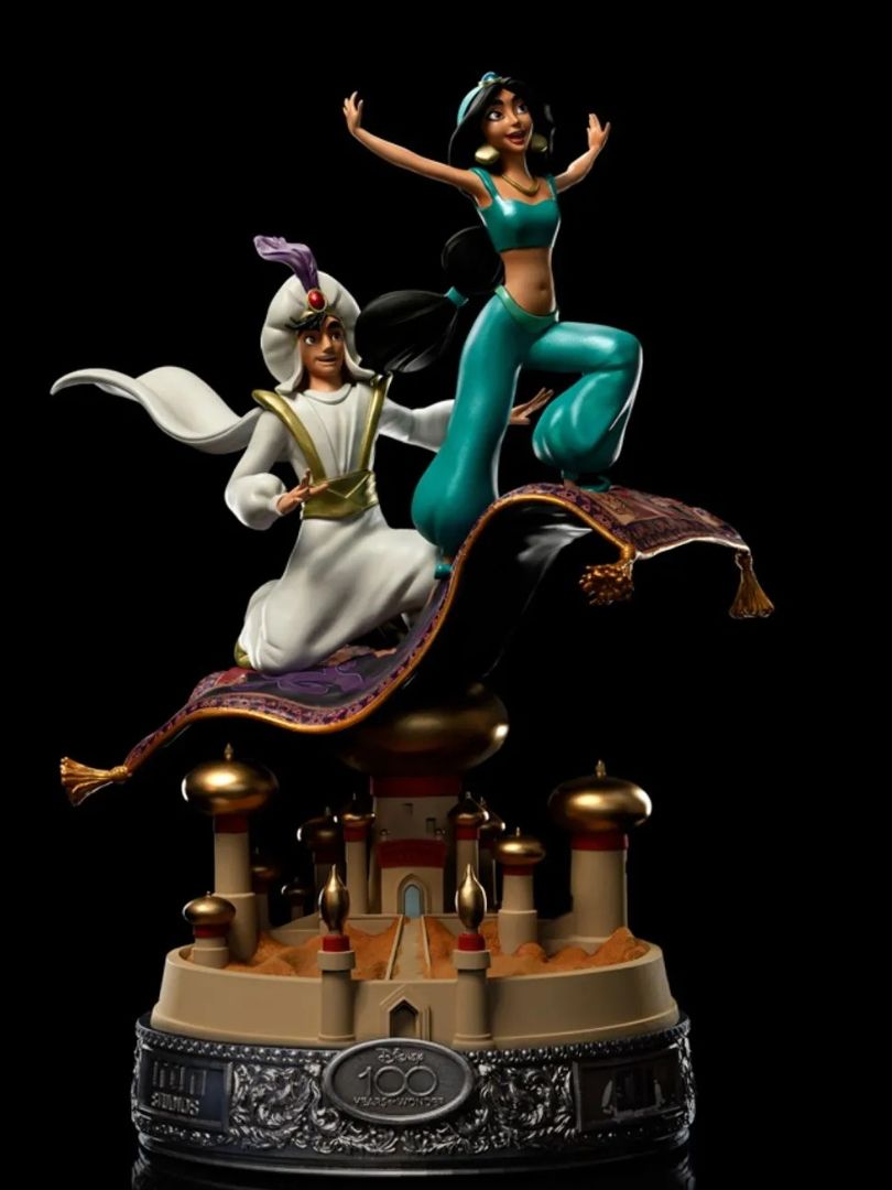 Disney 100 Years - Aladdin and Jasmine 1/10 Art Scale Limited Edition ...
