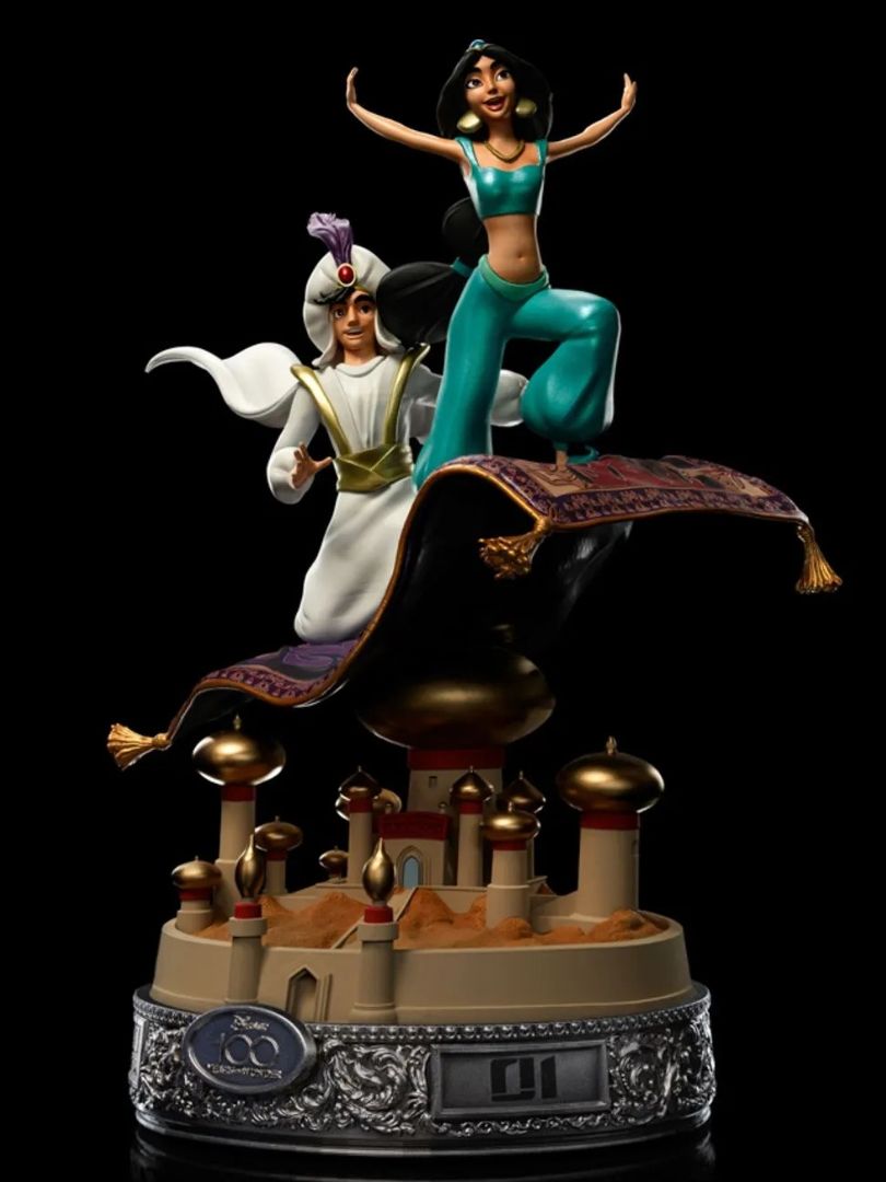 Disney 100 Years - Aladdin and Jasmine 1/10 Art Scale Limited Edition ...